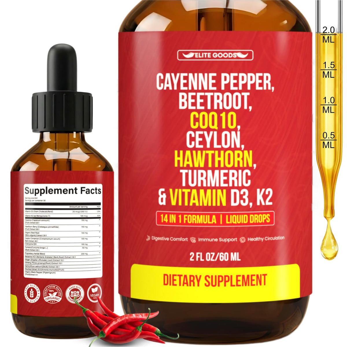 Elite Goods cayenne pepper drops