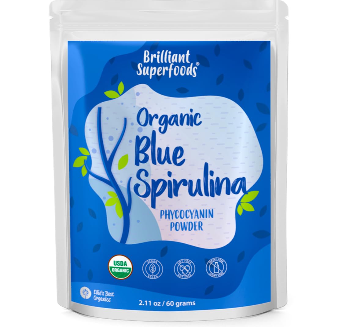 Ellie's Best organic blue spirulina powder
