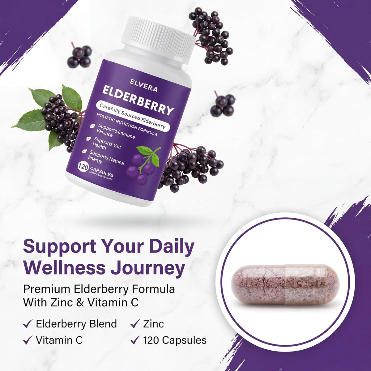 Elvera elderberry for digestive balance