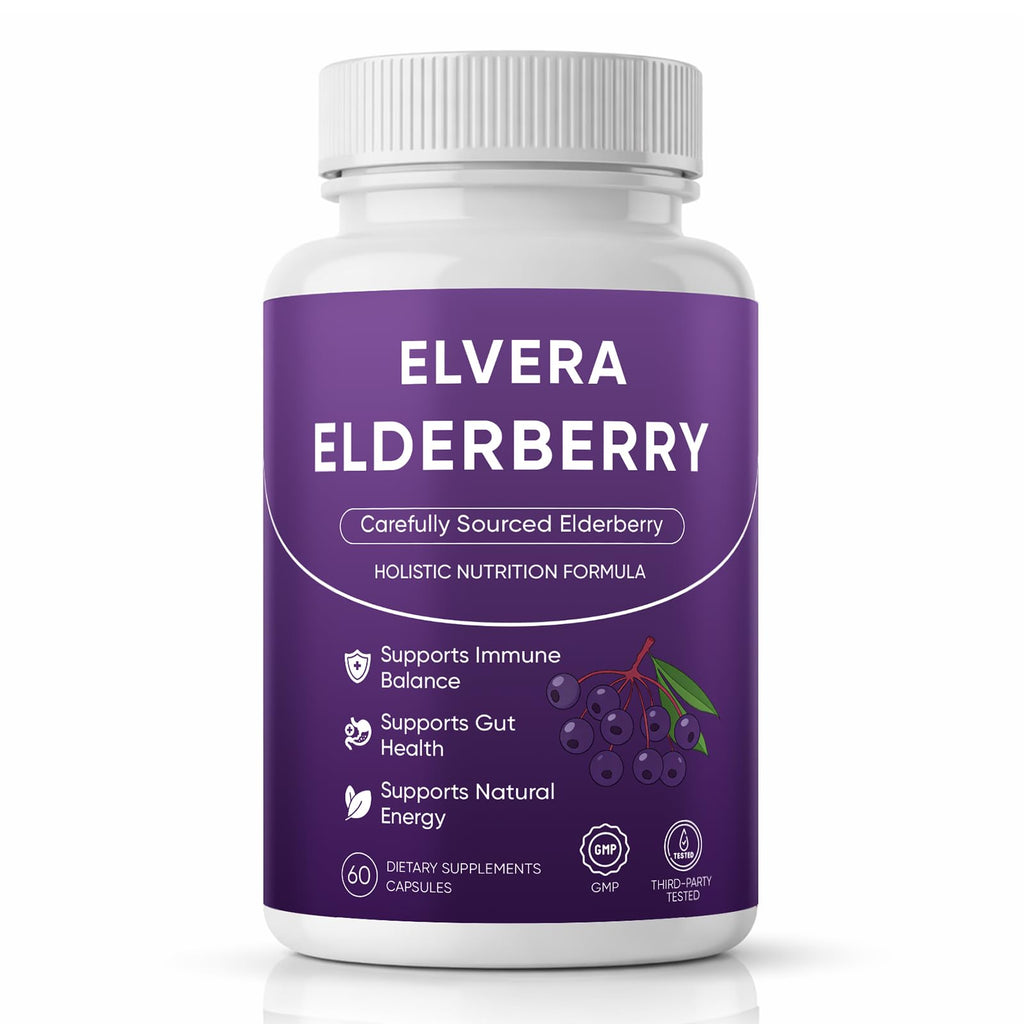 Elvera elderberry gut support capsules
