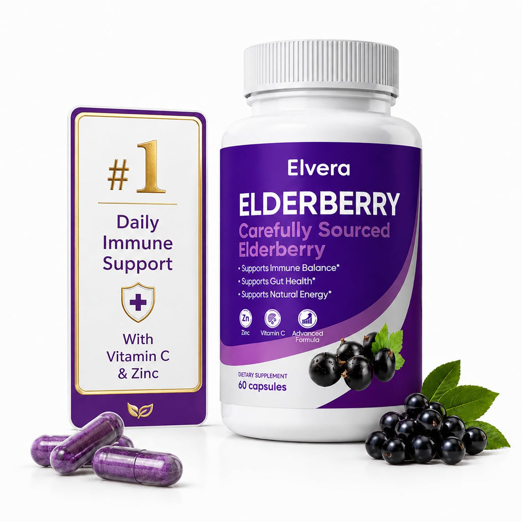 Elvera Elderberry immune support capsules