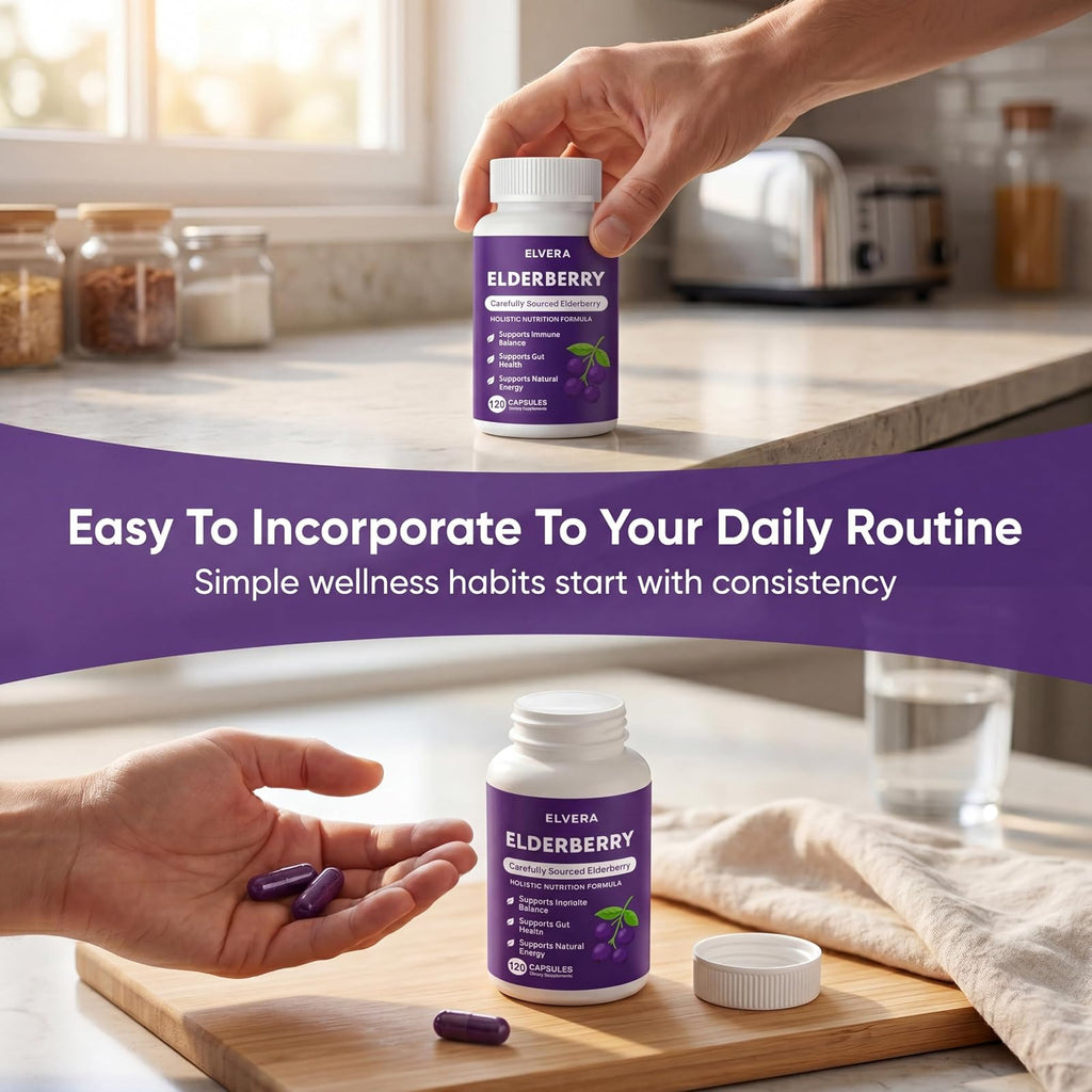 Elvera elderberry soft capsules benefits