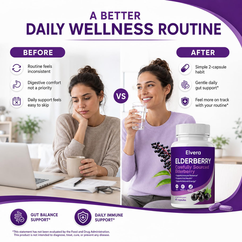 Elvera herbal capsules for vitality