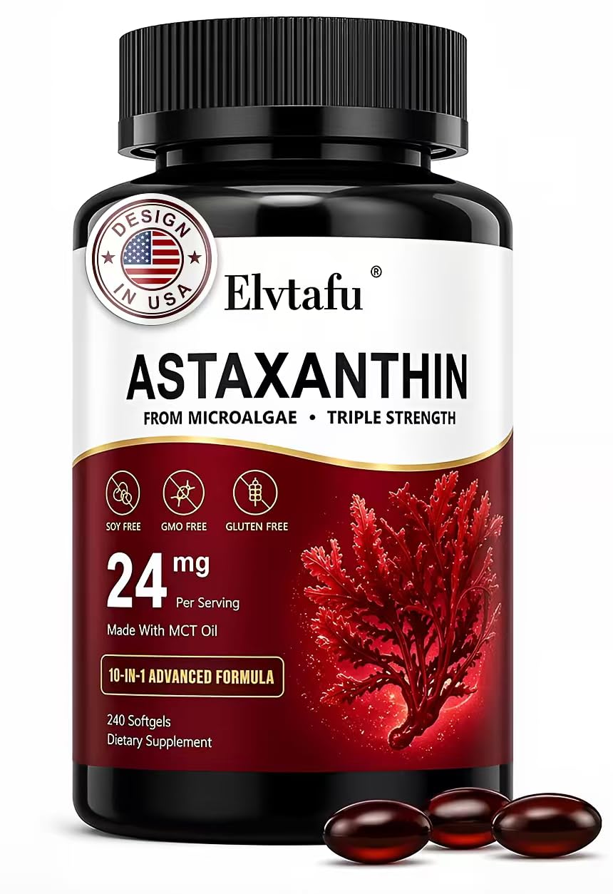 Elvtafu Astaxanthin 24 mg benefits