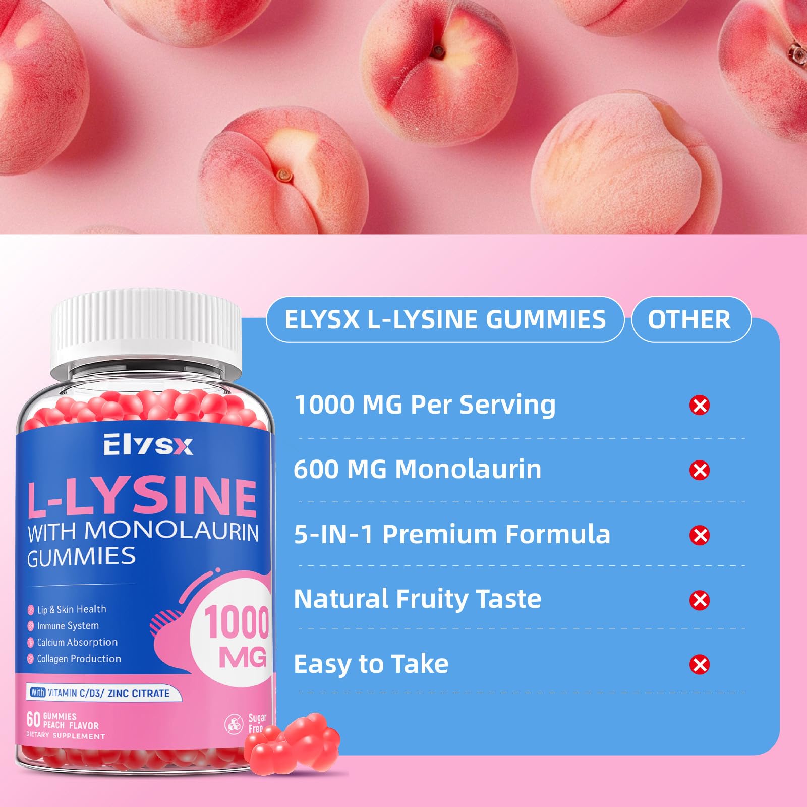 Elysx amino acid gummies