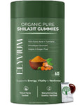 Elyvium Shilajit gummies with turmeric