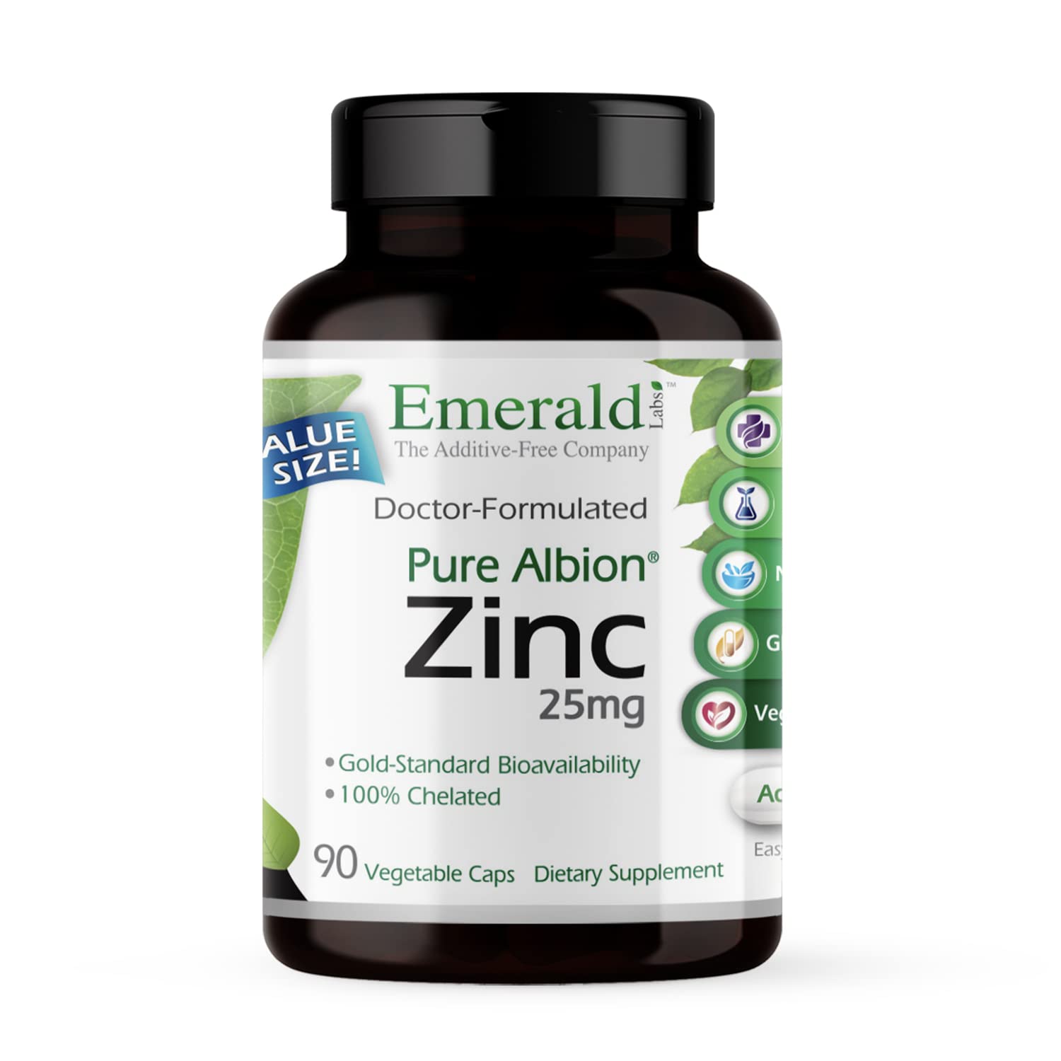 Emerald Labs zinc supplement capsules