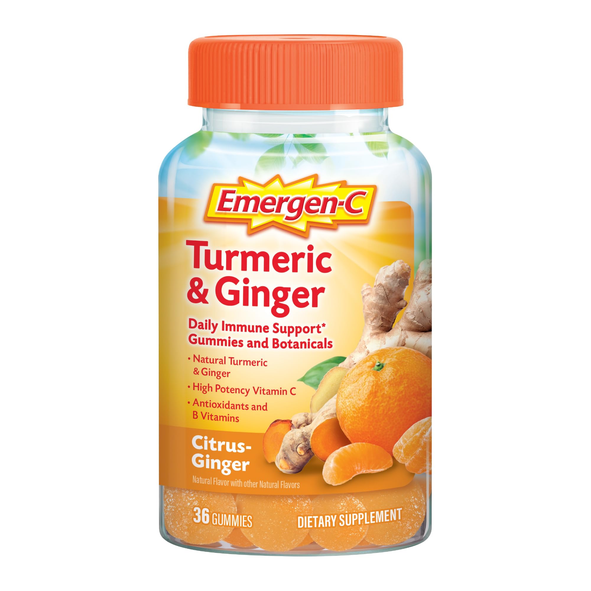 Emergen-C ginger gummies for immunity