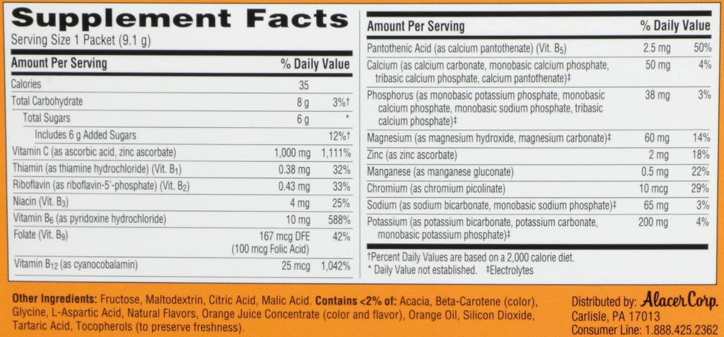 Emergen-C vitamin c energy boost