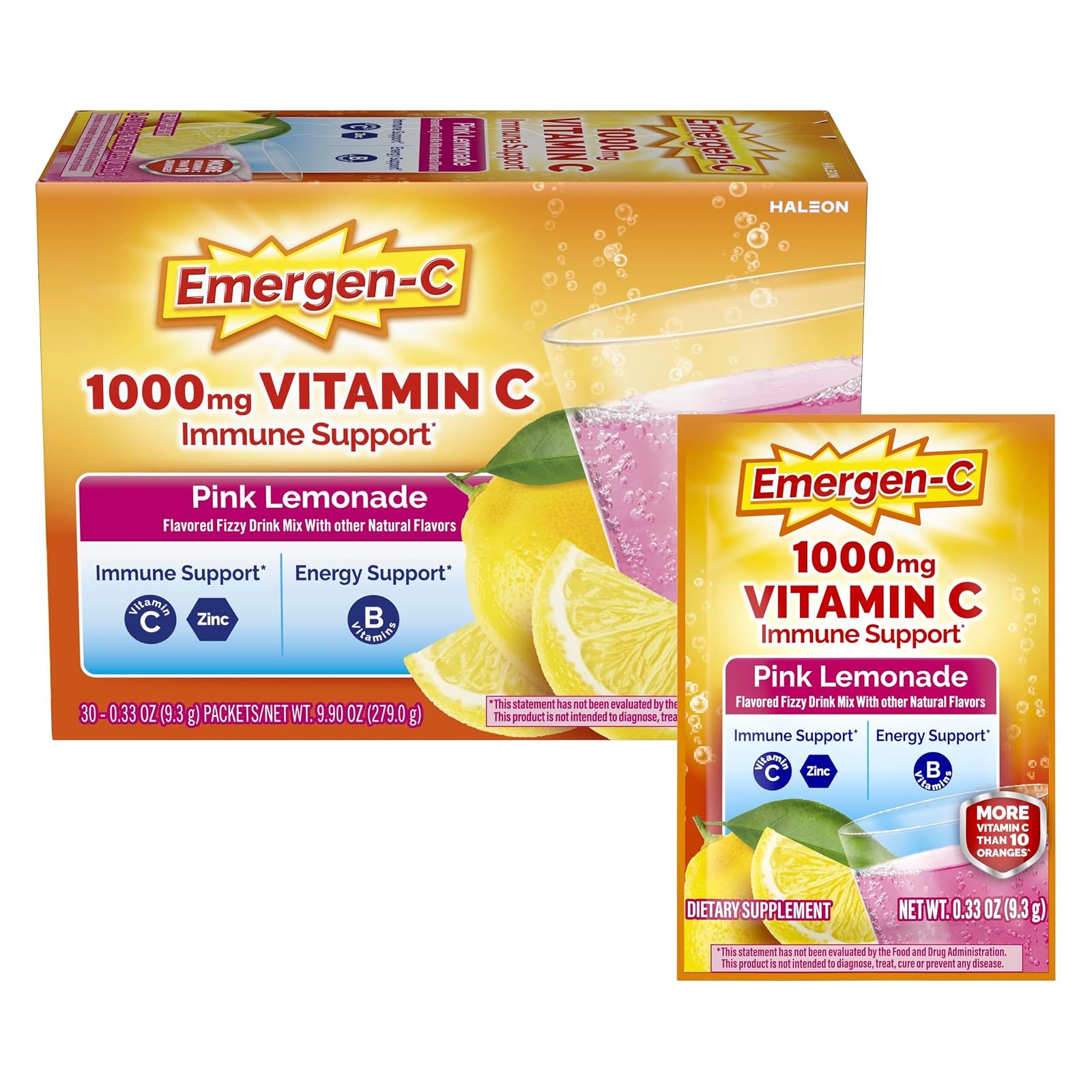 Emergen-C vitamin C powder packs