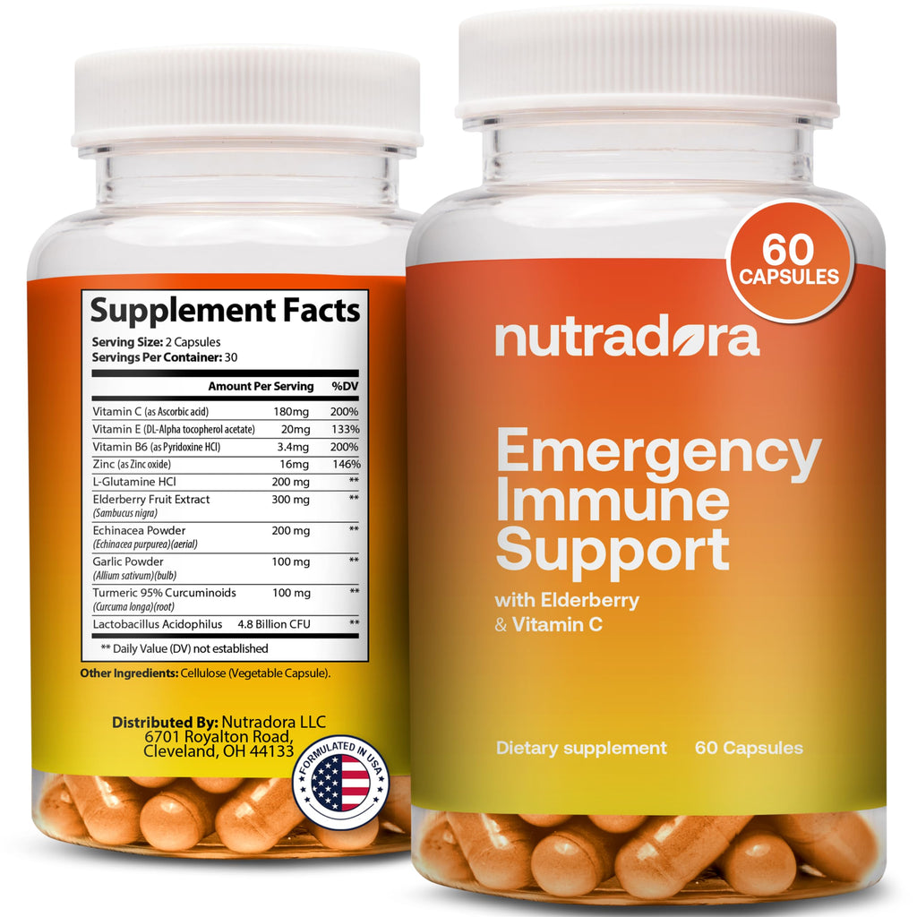 Emergency elderberry capsules for immunity