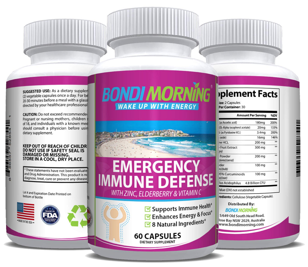 Emergency immunity support with elderberry
