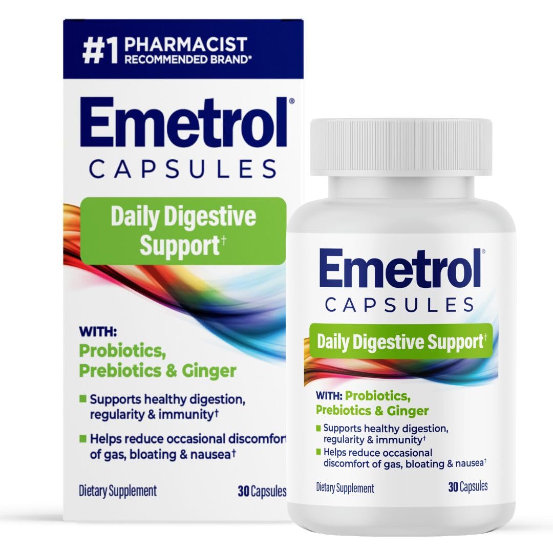Emetrol Daily Digestive Support capsules