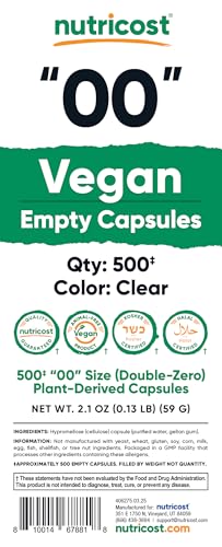 empty capsules for DIY supplements