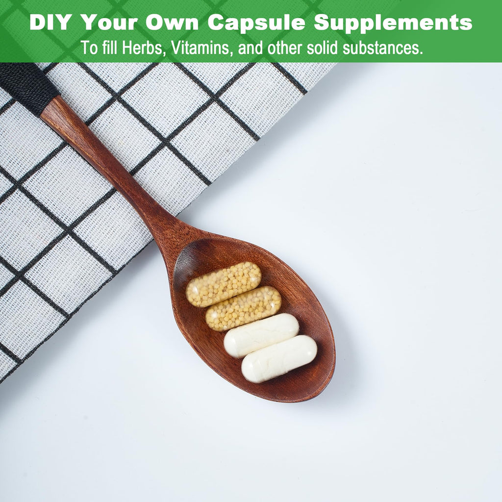 Empty capsules for DIY supplements