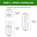 Empty capsules for DIY vitamins
