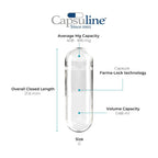 Empty capsules for women's multivitamin supplements