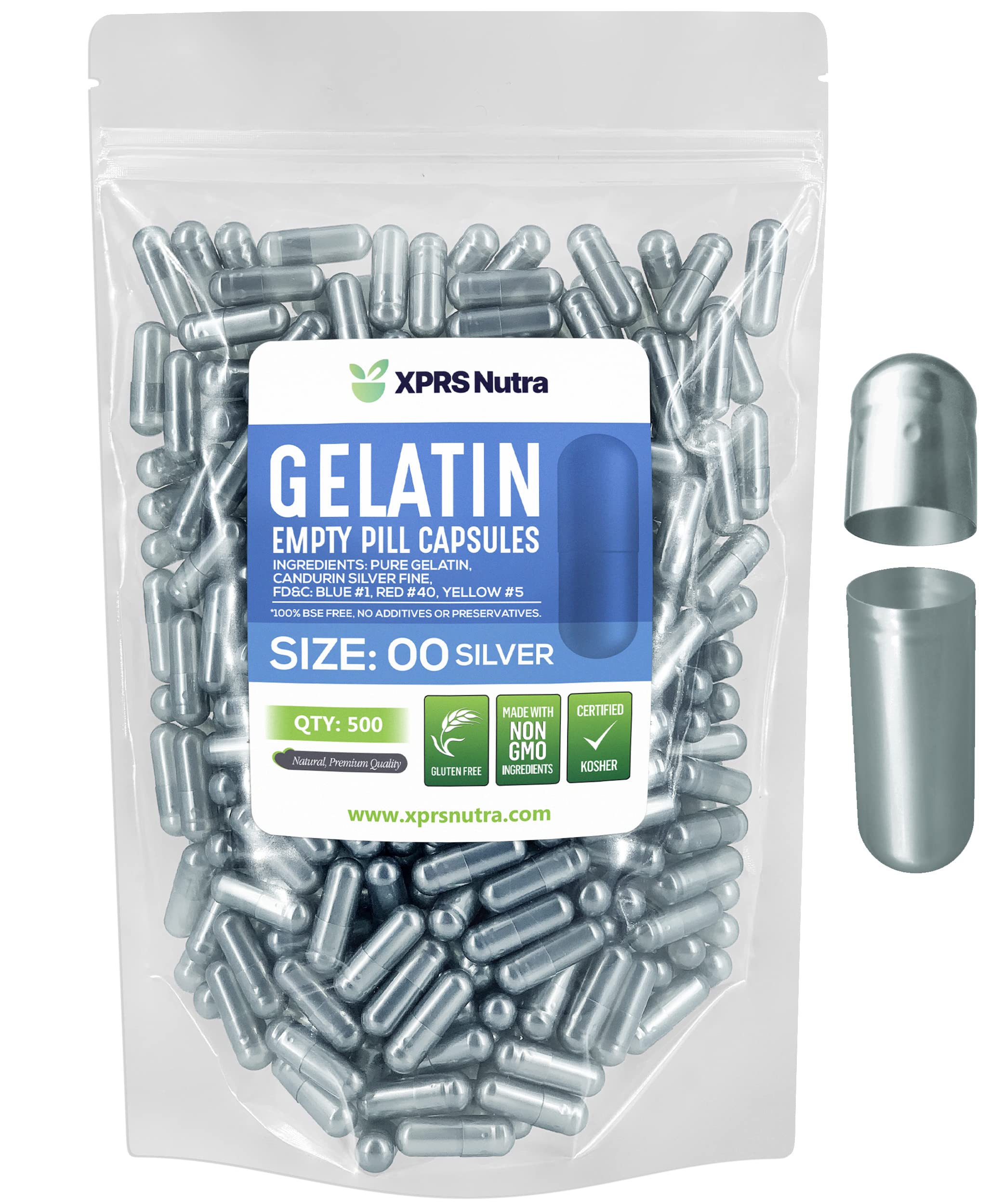 empty gelatin capsules for blended vitamins