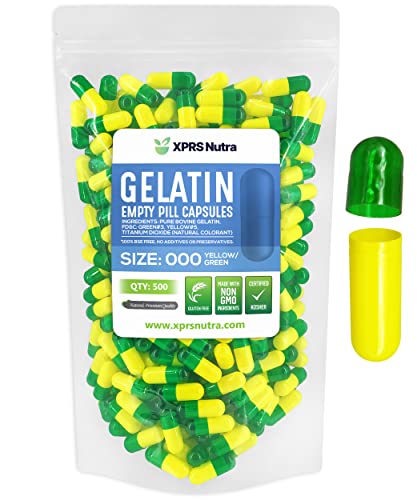 empty gelatin capsules for DIY vitamins
