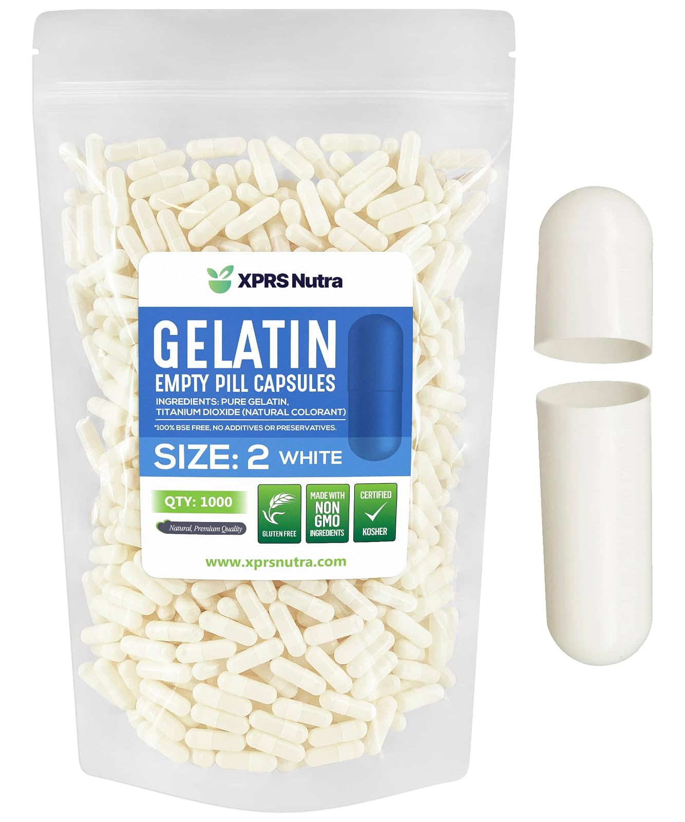 empty gelatin capsules for multivitamins