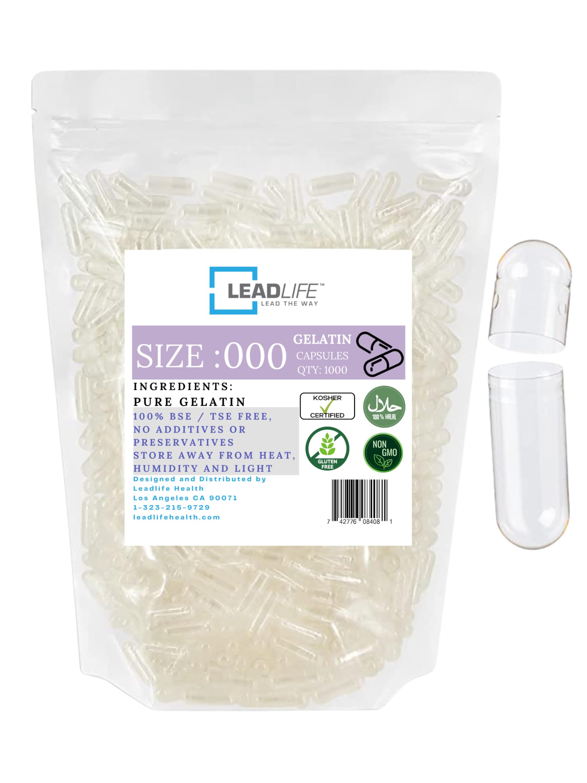 empty gelatin capsules for supplements