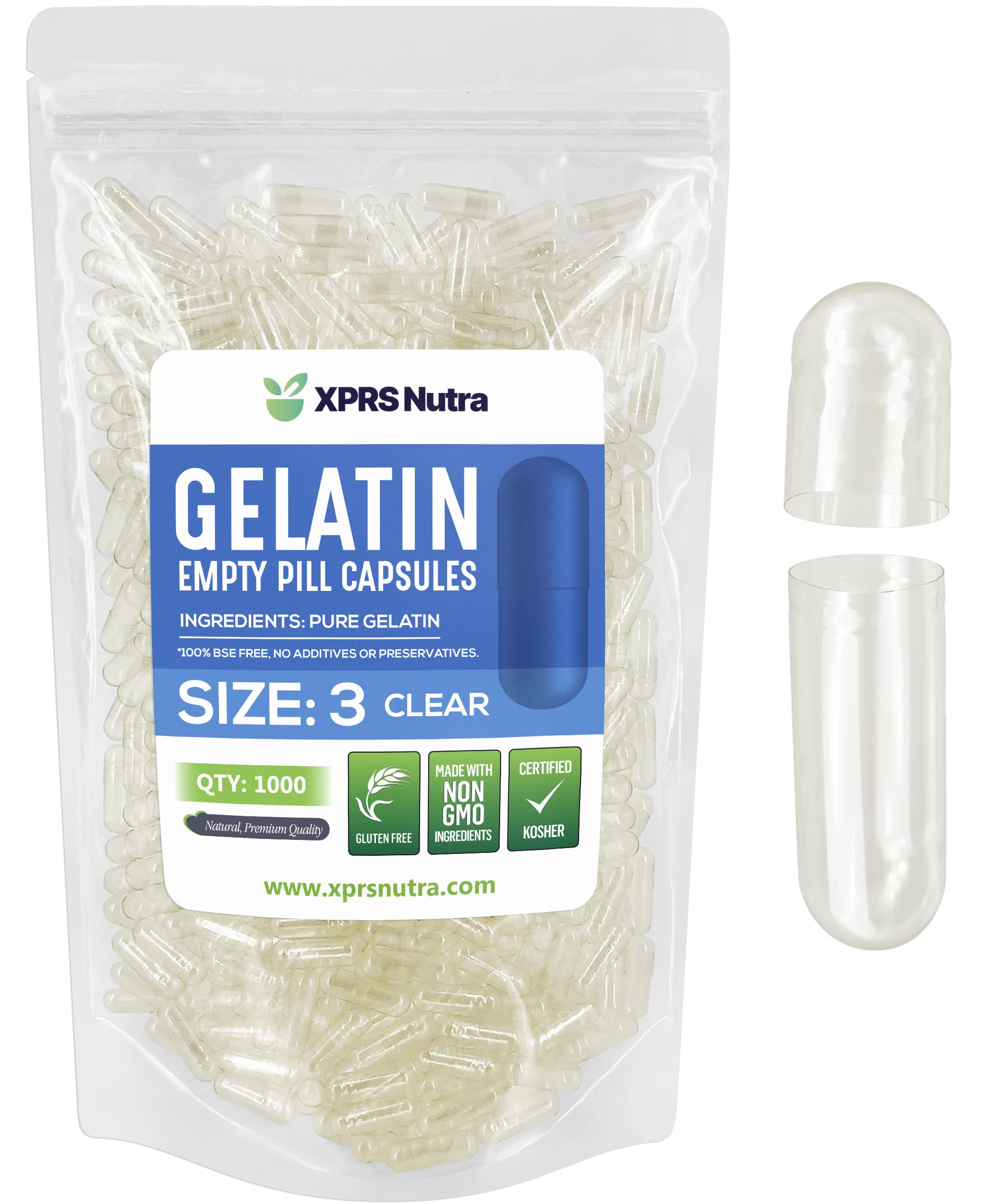 empty gelatin capsules for supplements