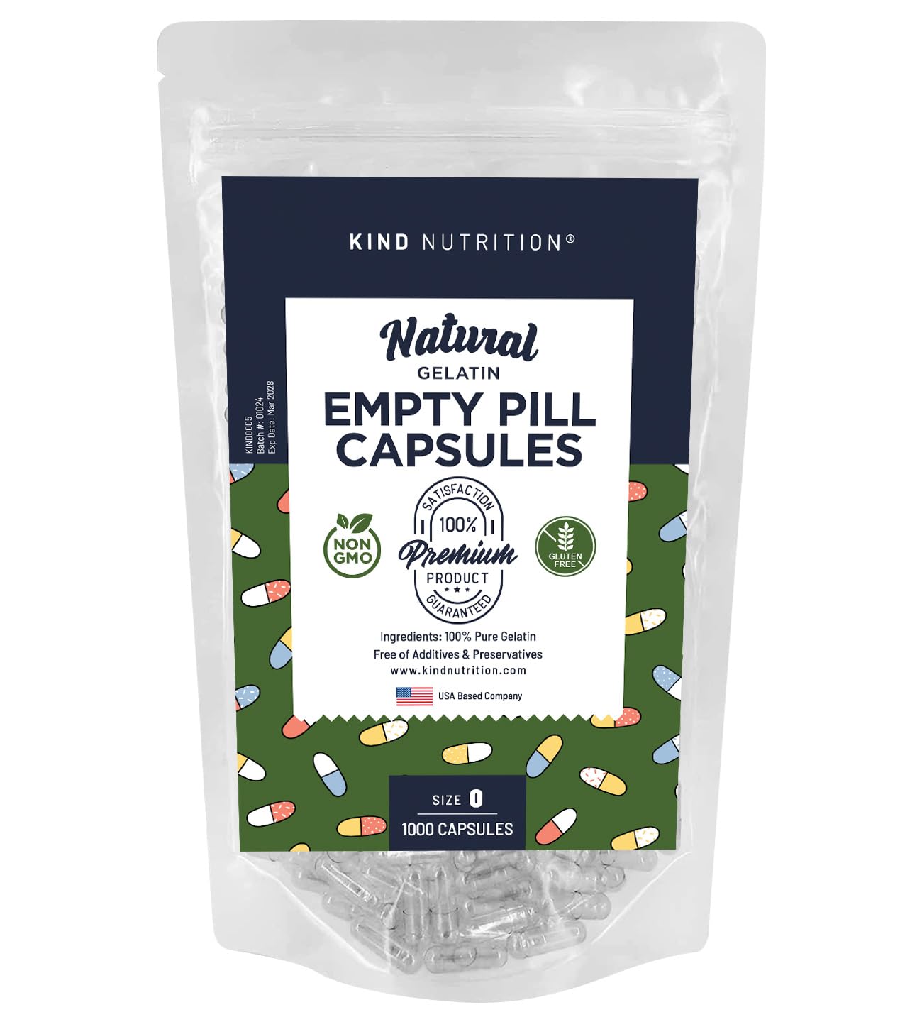 empty gelatin capsules for supplements