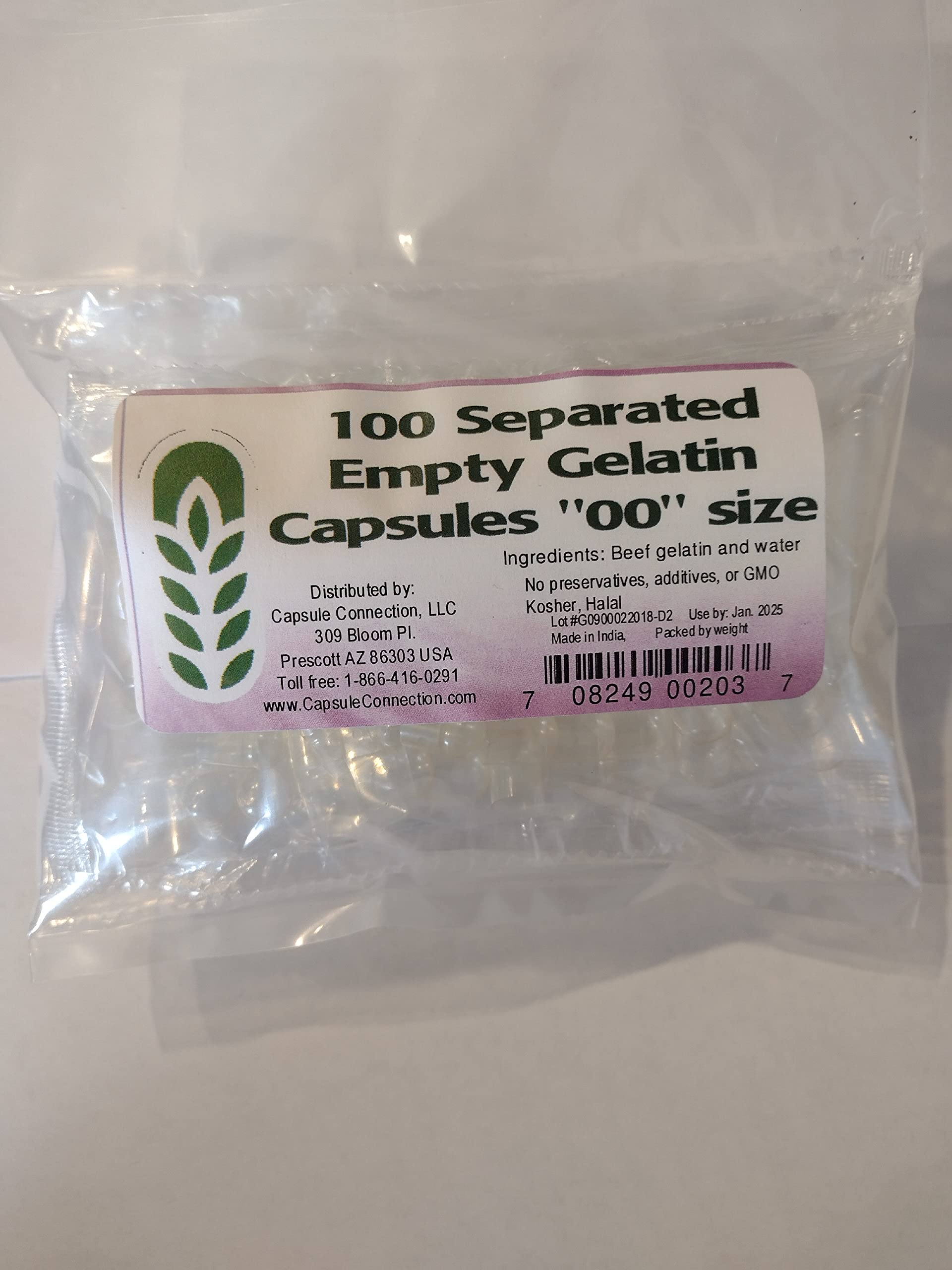 empty gelatin capsules for supplements