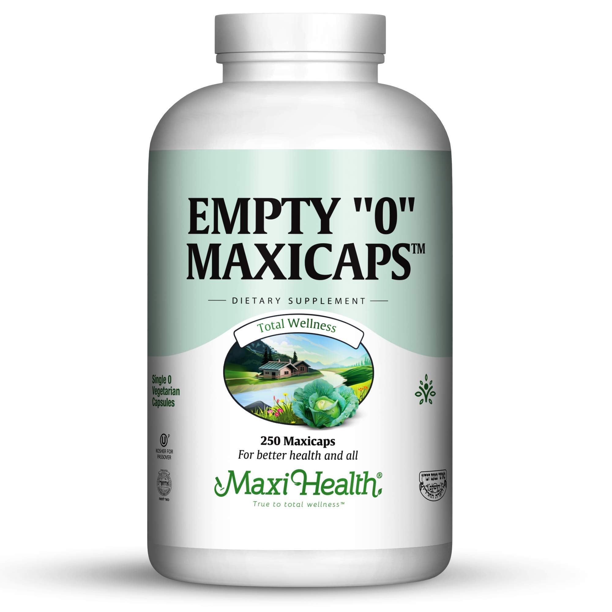 empty Maxicaps for easy vitamin filling