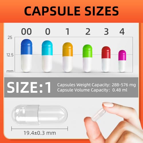Empty vegan capsules for dietary supplements