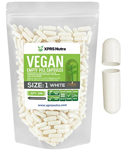 empty vegetarian pill caps for DIY