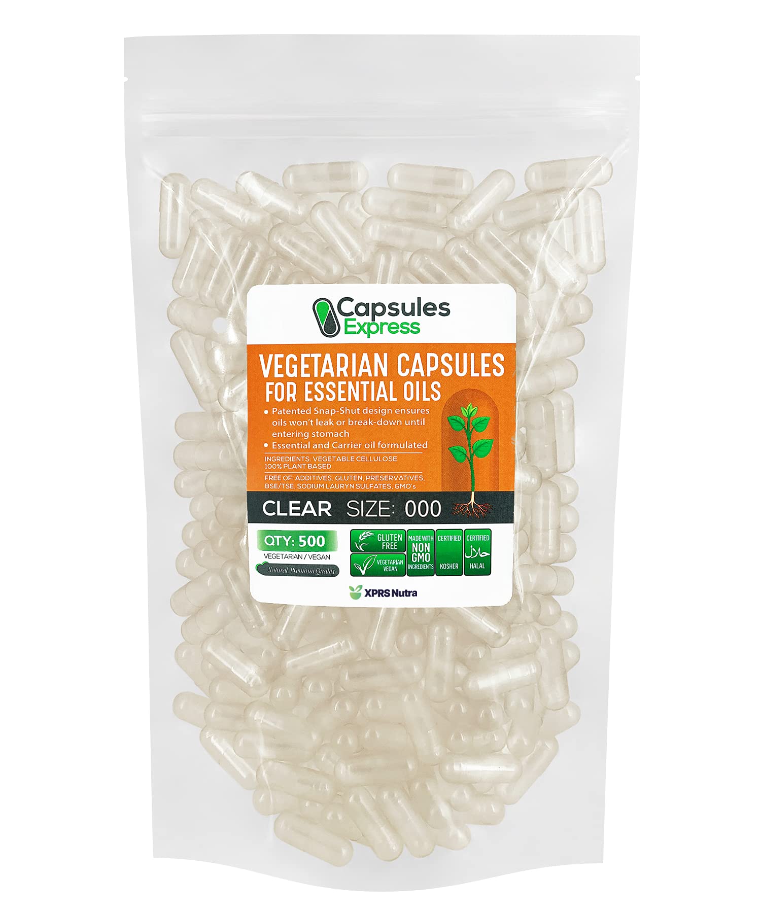 empty veggie capsules for supplements