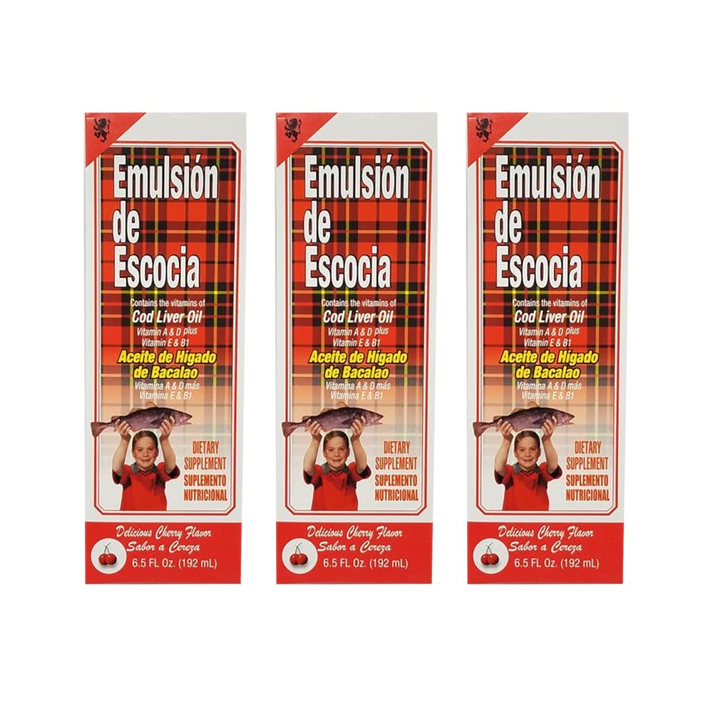 Emulsión de Escocia cod liver oil benefits