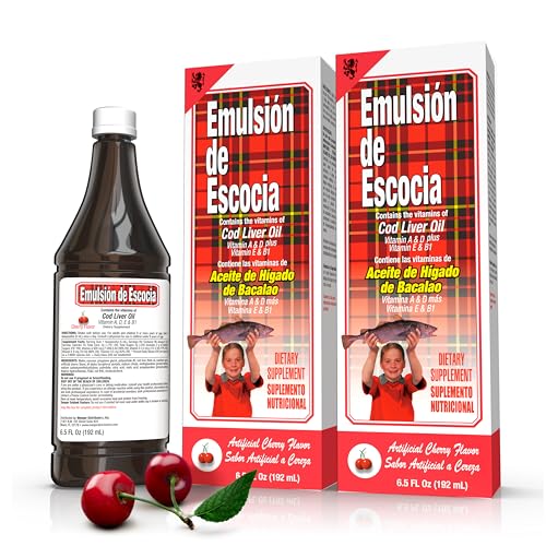 Emulsión de Escocia cod liver oil benefits