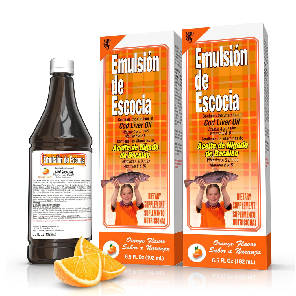Emulsión de Escocia cod liver oil benefits