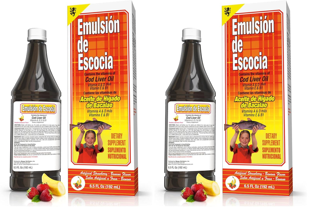 Emulsion de Escocia cod liver oil benefits