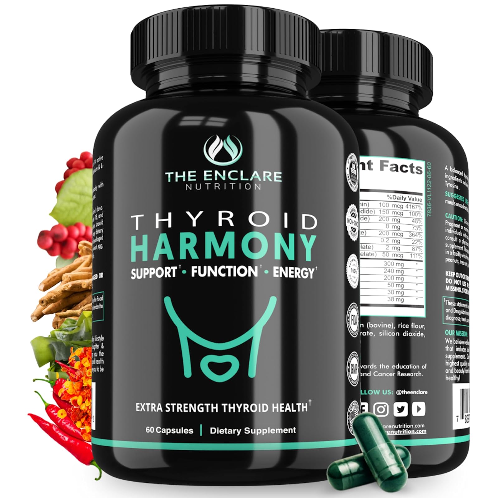 Enclare Nutrition thyroid support capsules