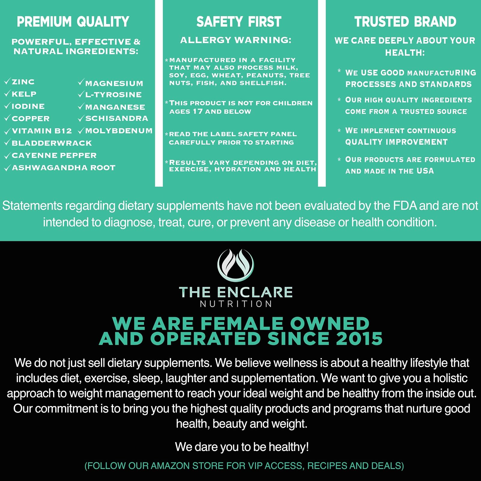 Enclare Nutrition thyroid wellness formula