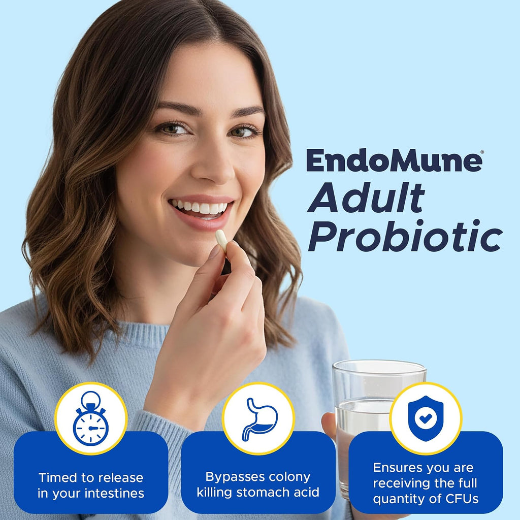 Endomune advanced probiotic capsules