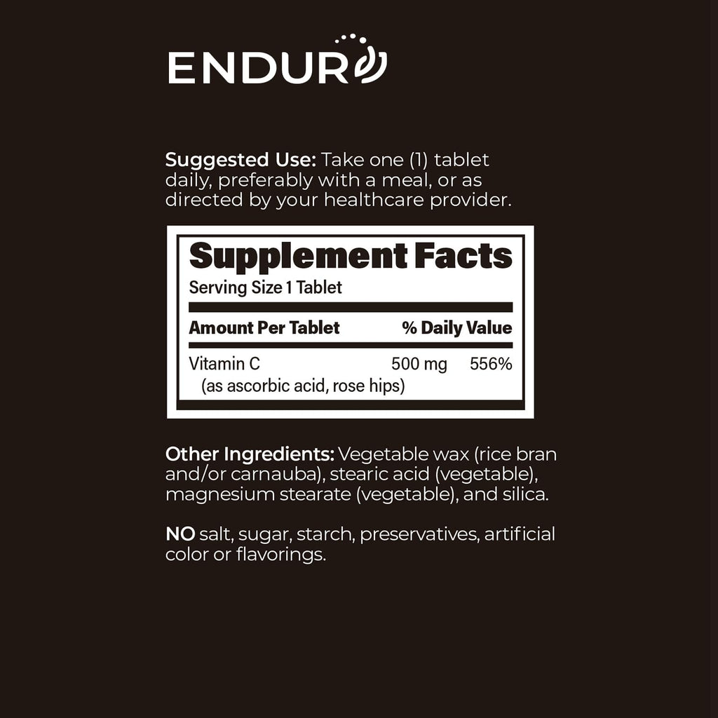 Endur-C vitamin C for energy boost