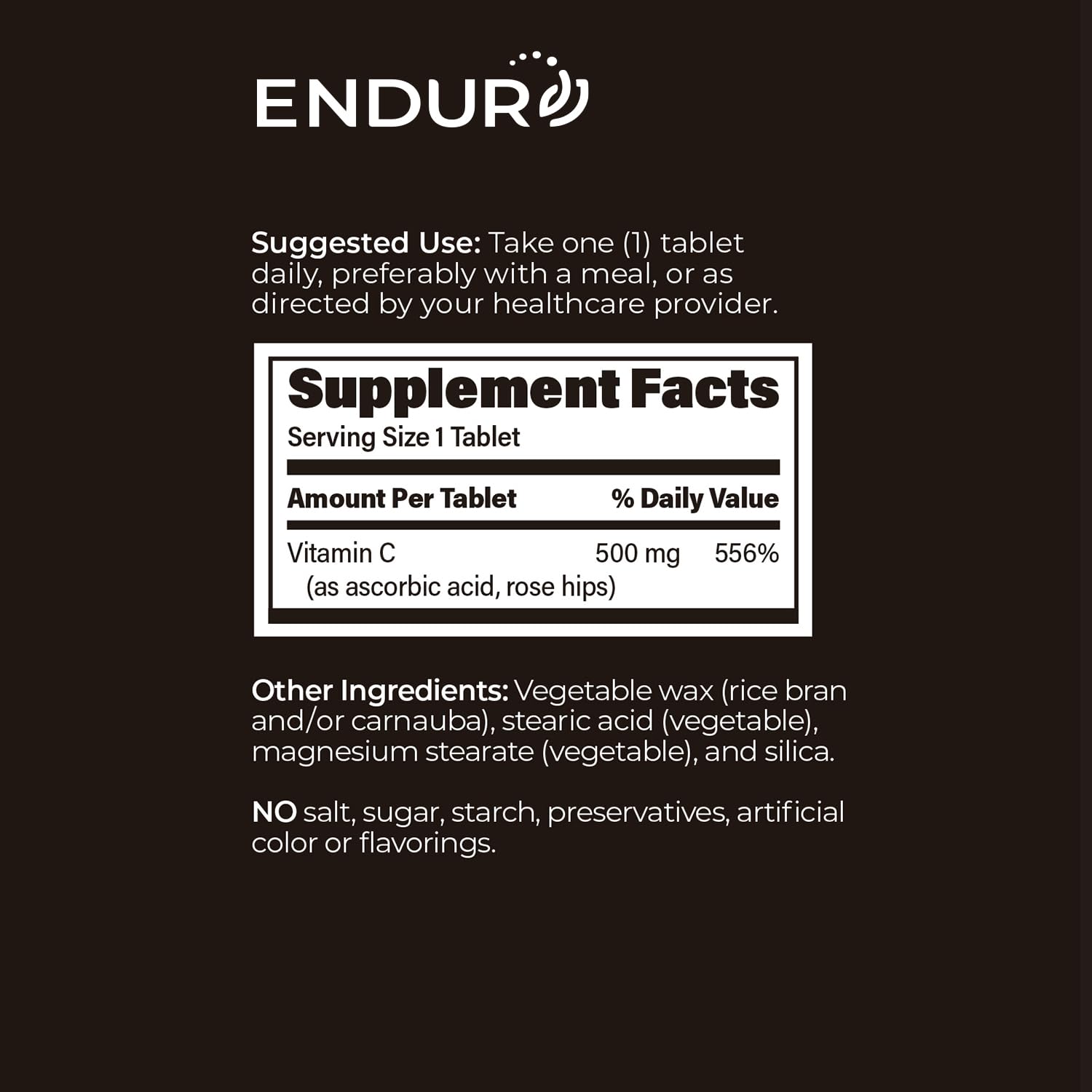 Endur-C vitamin C for energy boost
