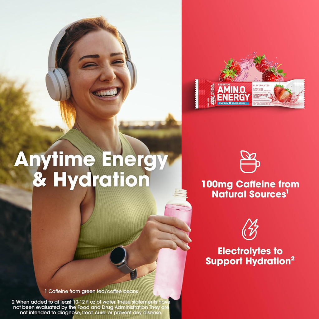 Endurance and focus amino energy drink
