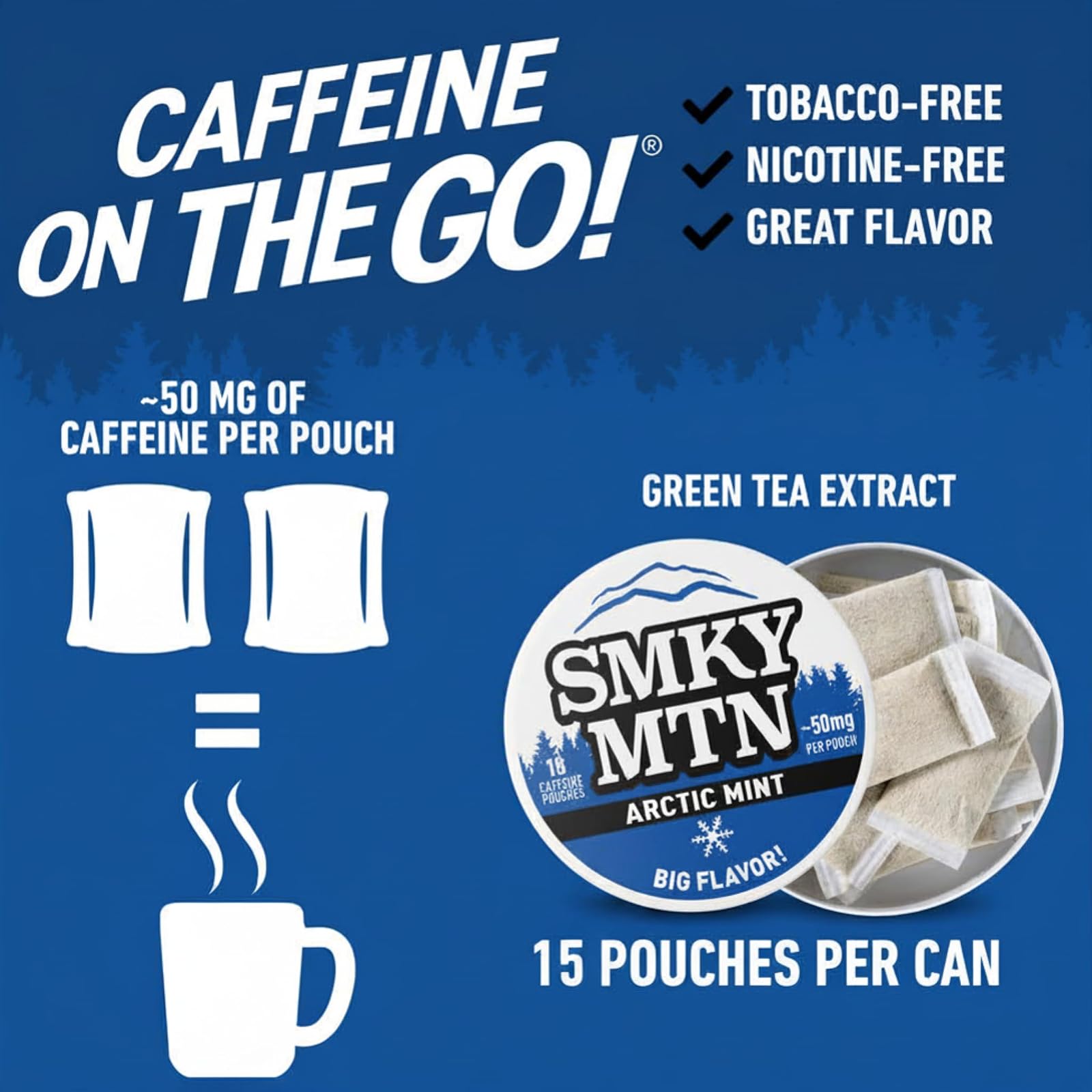 endurance boost with Arctic Mint pouches