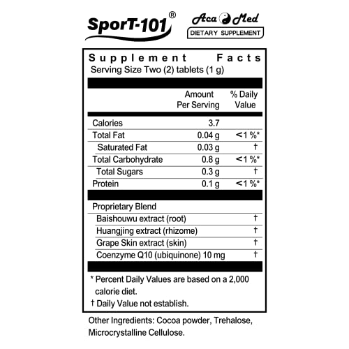 endurance booster blended vitamin tablets