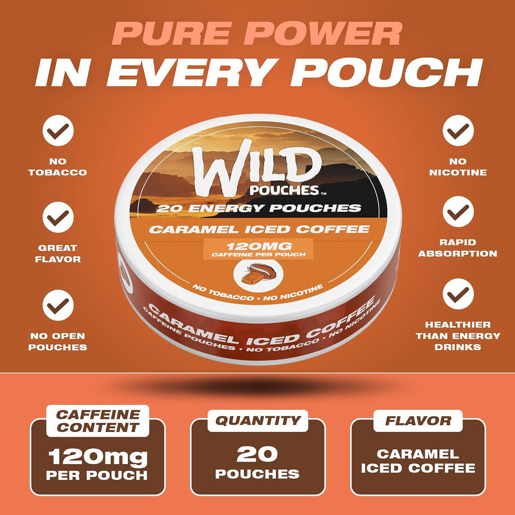 endurance boosting caramel coffee pouches