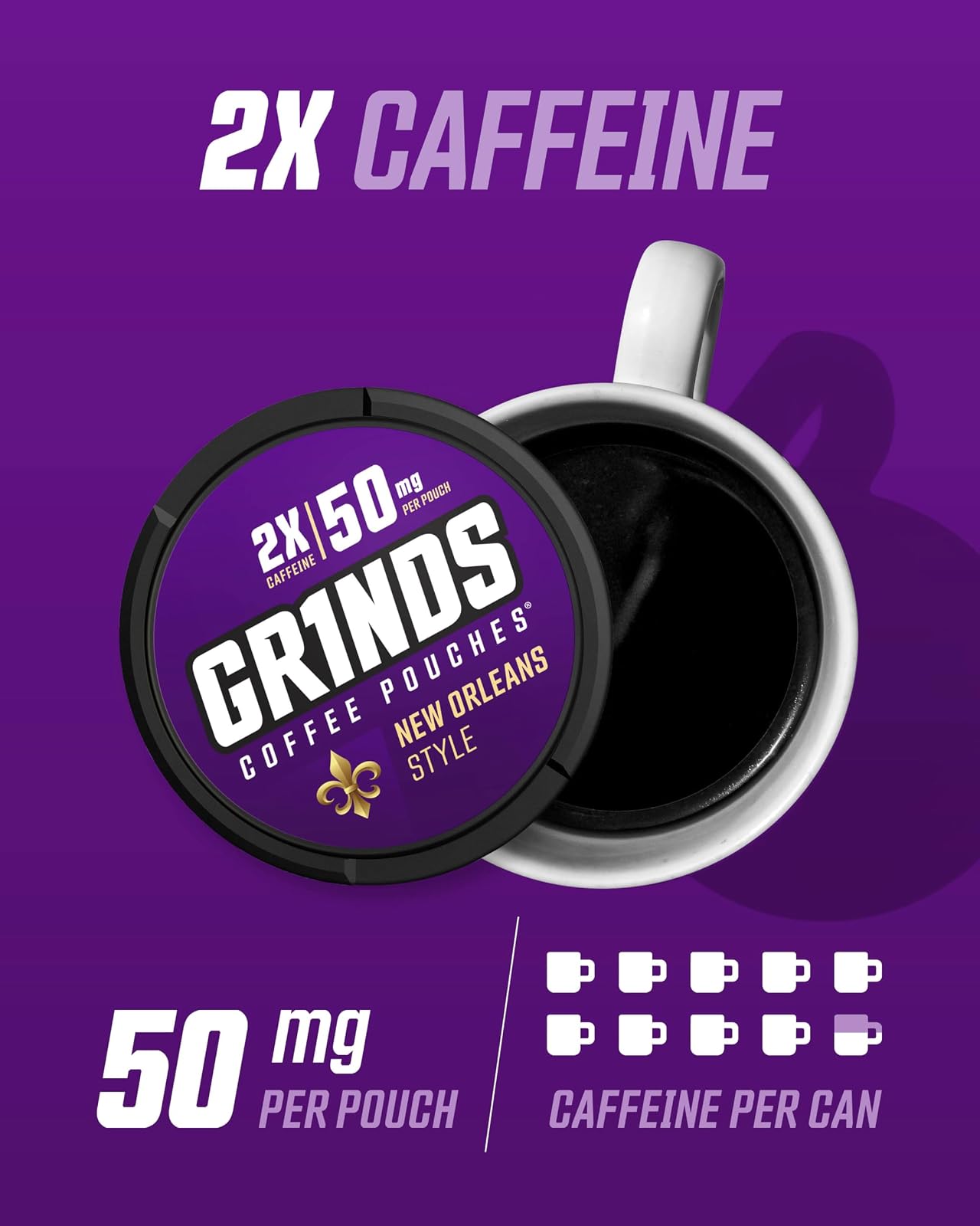 Endurance boosting coffee pouches