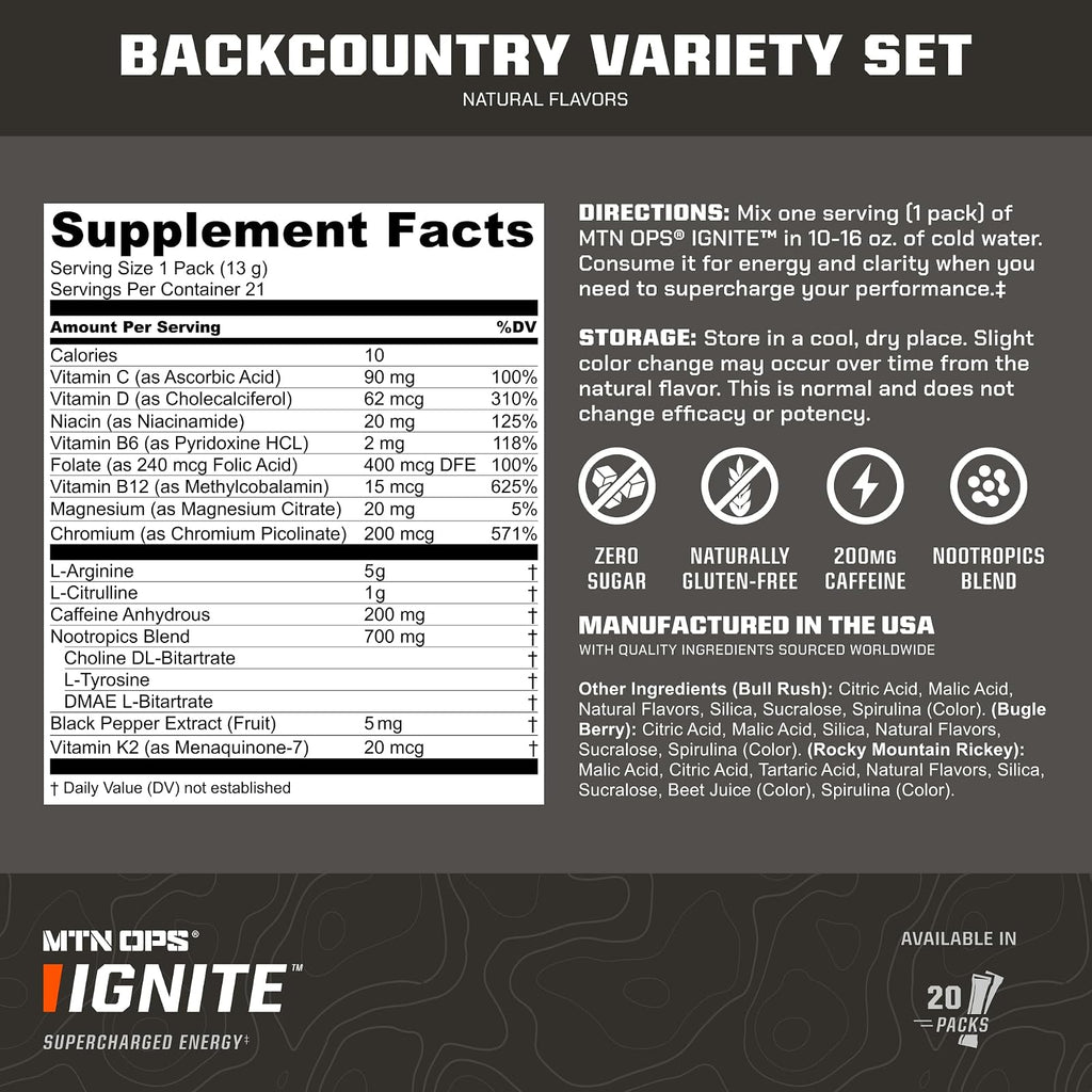 endurance boosting energy powder mix