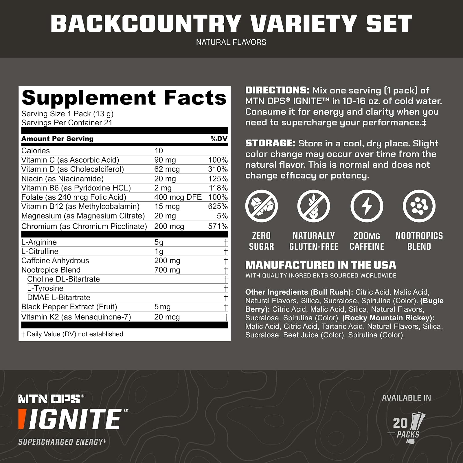 endurance boosting energy powder mix