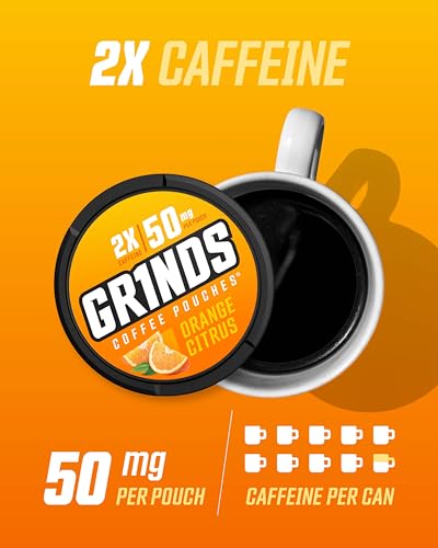 Endurance boosting Grinds coffee pouches