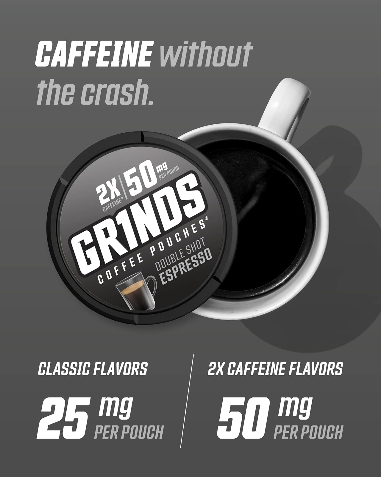 Endurance coffee pouches for athletes